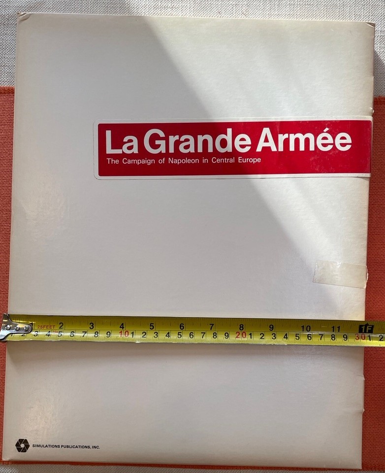 NOS SPI Wargame LE GRANDE ARMEE Napolean SIMULATION BOARD GAME Campaign ...