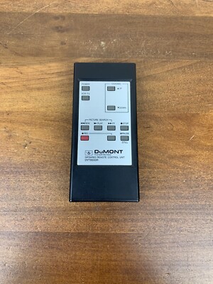 Vintage Dumont Infrared Remote Control Unit VCR/TV DVT8500R TESTED RARE ...