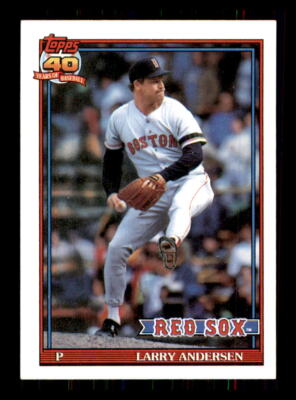 1991 Baseball Topps Larry Andersen Boston Red Sox #761 | eBay