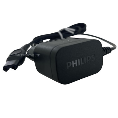 Original Philips HQ8500 2 Pin Power Lead Charger EU Plug Norelco Shaver ...