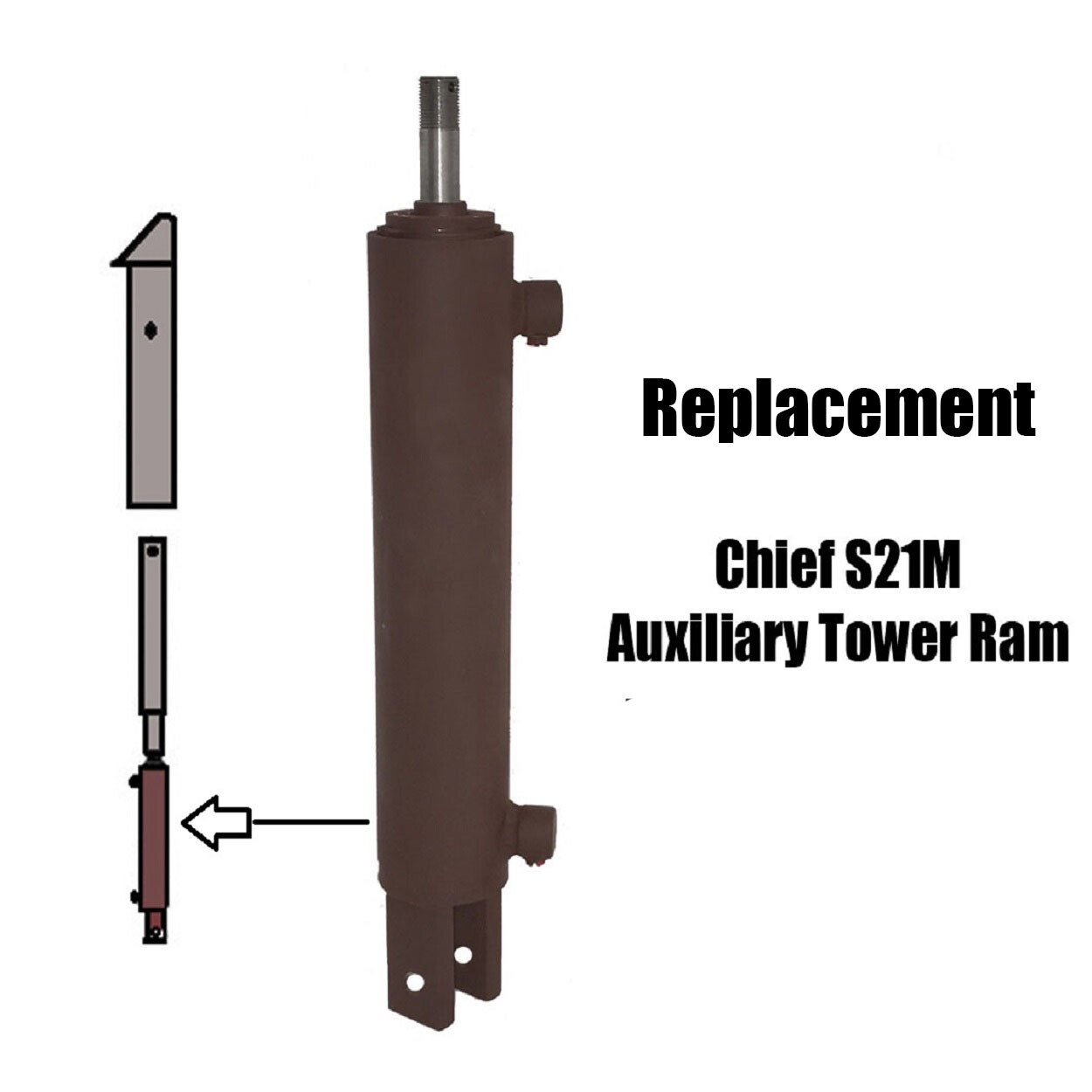 Replacement Chief Frame Machine S21M - Auxiliary Tower Ram - compare to ...