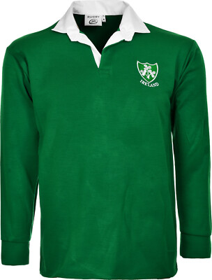 Ireland Rugby Shirt Retro Classic Traditional Irish Top All Sizes S ...