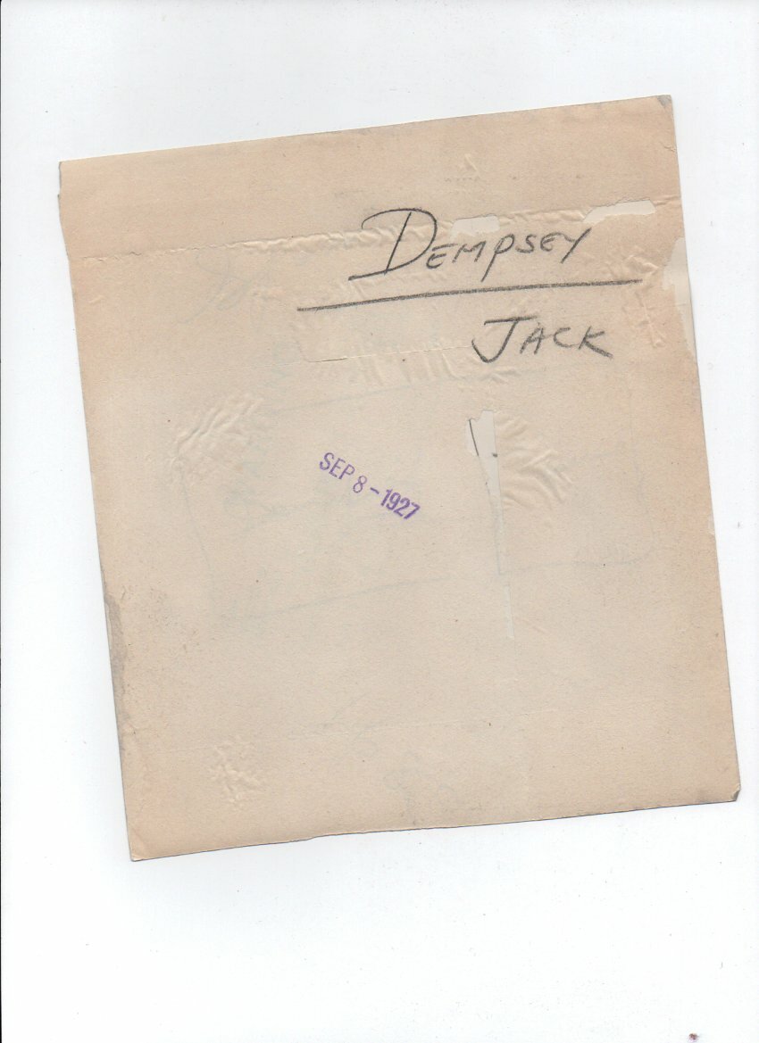 JACK DEMPSEY ORIGINAL 7X8 PHOTO 1927 BOXER WORKOUT W/ TRAINER ON ROWING ...