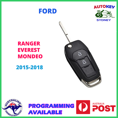FORD RANGER KEY SHELL 2 BUTTON 2015 2016 2017 2018 2019 2020 2021 | eBay