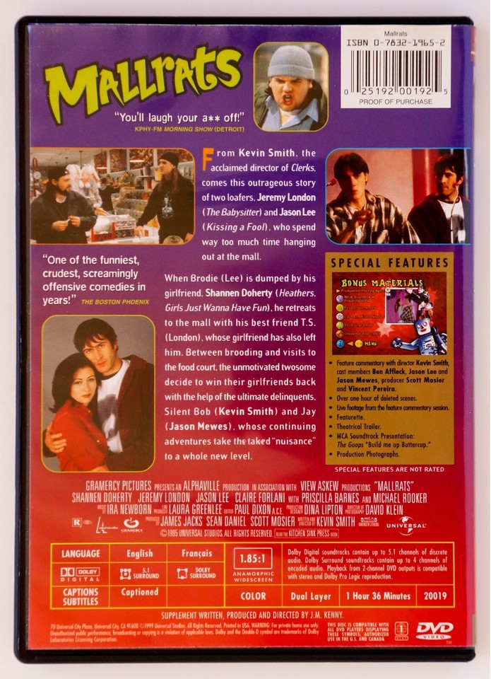 MALLRATS COLLECTOR'S EDITION DVD, High School Reunion Collection ...