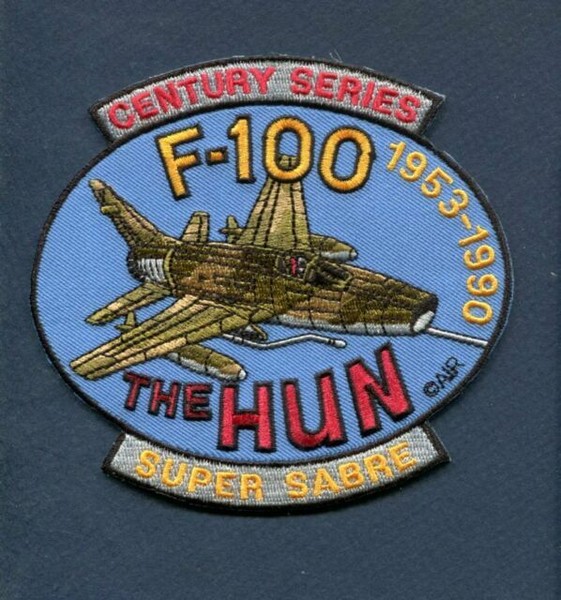 North American Aviation F-100 Super Sabre USAF Fighter Bomber TFS ...