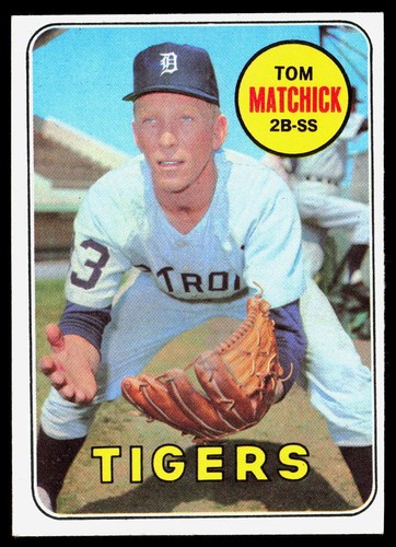 Tom Matchick 1969 Topps #344 VG/EX-EX No crease | eBay