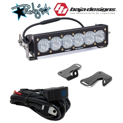 Baja Designs Hood Mount OnX6+ Cornering Light Bar Kit For 20-24 Polaris ...