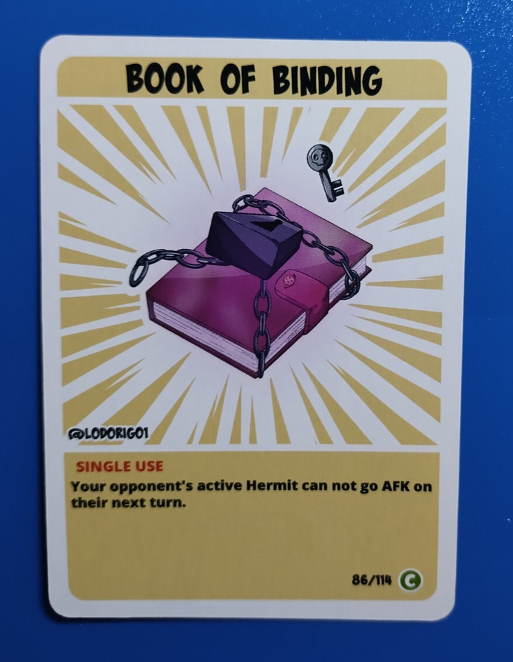 Hermitcraft TCG CREO Effect Cards 1E, 2E And S2 Alters: Common, Rare ...