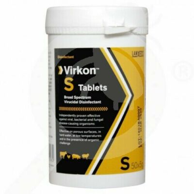 VirkonS Poultry Disinfectant 50 x Tablets Defra Approved 5030157000832 ...