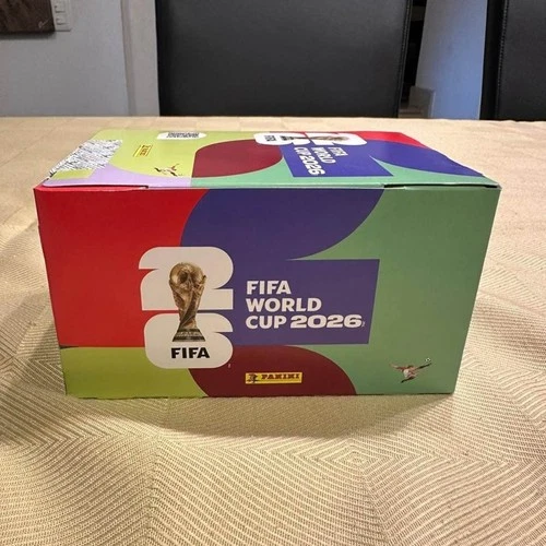 In stock Panini Official FIFA World Cup 2026 Sticker Booster Box (100 ...