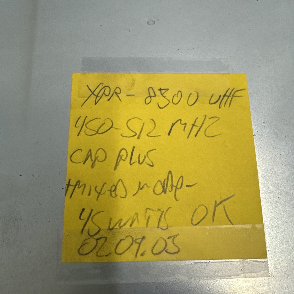 Motorola XPR8300 UHF 450-512 Mhz 40W Repeater cap plus/drnamic mixed ...