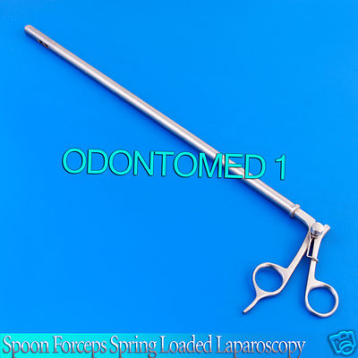 Spoon Forceps Spring Loaded 10mm 35cm Lap Surgical Instruments LP-018 ...