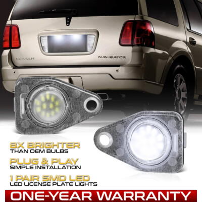 For Ford Expedition Freestar Taurus Navigator [FULL LED]License Plate ...