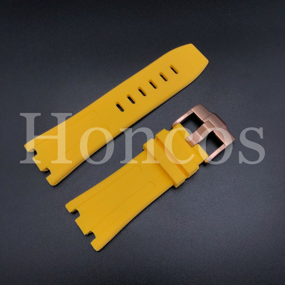 28MM Rubber Watch Strap Band Fits For AP Royal Oak Diver Offshore 15703 ...