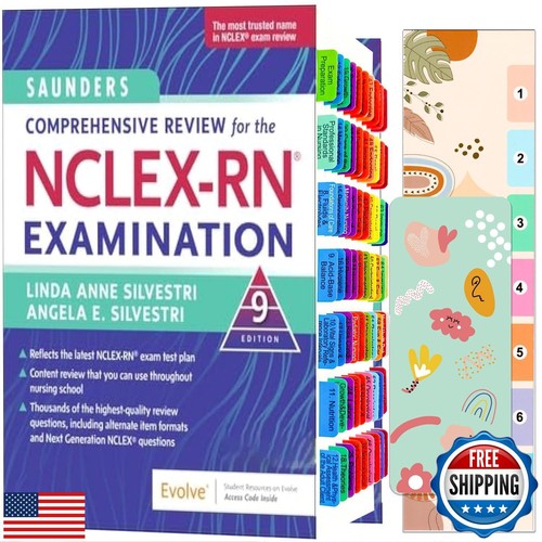 Index Tabs for Saunders Comprehensive Review for NCLEX-RN 9th Edition ...