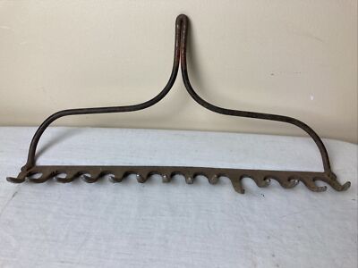 Rustic Vintage Rake Head Metal Crafts Wreath Base Inside Outside ...