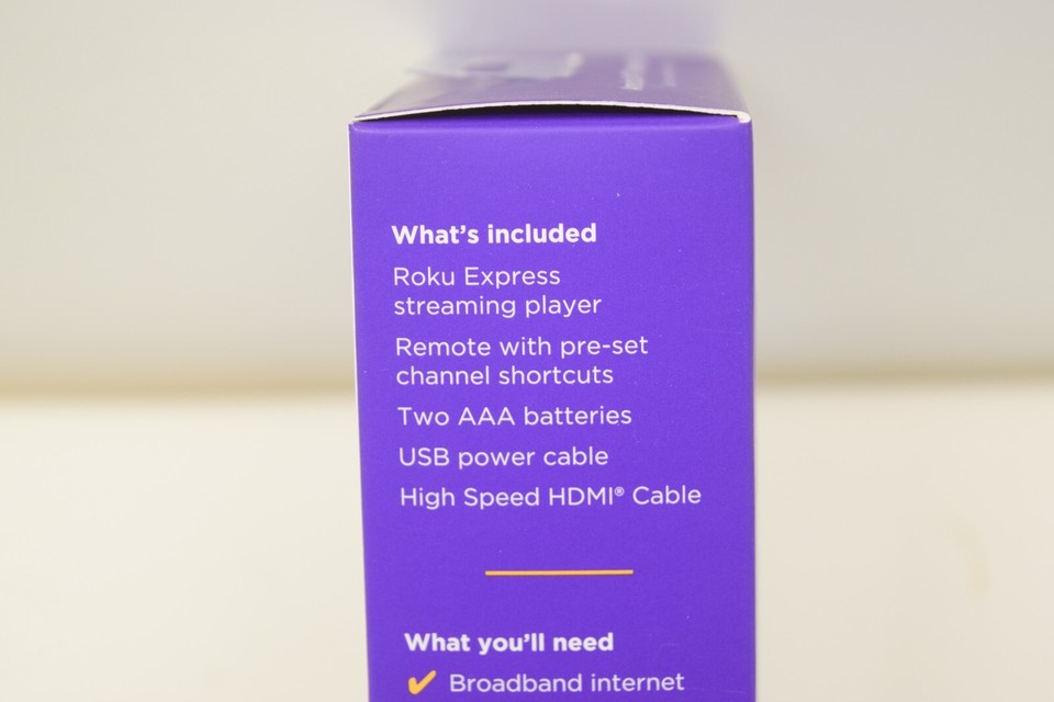 Roku Express 3960RW HD Streaming Device - Black - NEW & SEALED ...