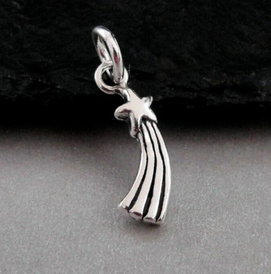 925 Sterling Silver Shooting Star Charm - Astronomy Charm - Celestial ...