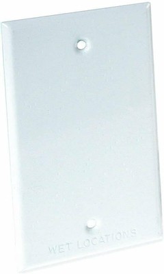 Hubbell Bell Weatherproof Blank Single Gang Device Mount Cover | eBay