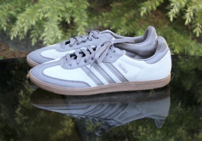 Adidas Samba Hemp Grey Leather Gum Sole Rare 10 Men's Q32596 | eBay