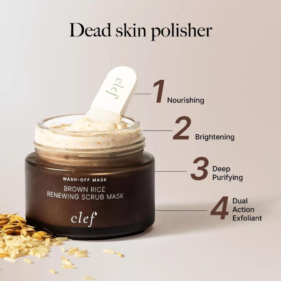 CLEF Facial Mask Trial Set - Calming, Purifying, Scrub & Repairing (20g ...