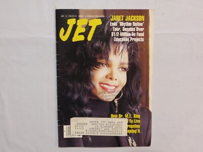 1991 January 14 JET Magazine, Janet Jackson Ends ‘Rhythm Nation’ 9H | eBay