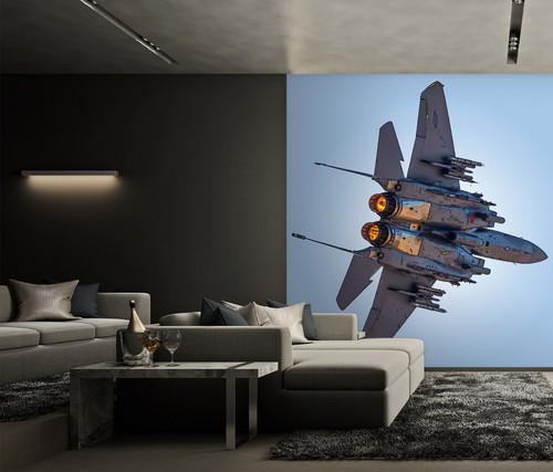 3D Airplane Flight A146 Wallpaper Wall Mural Self-adhesive Alius Herb ...