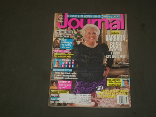 1990 MARCH LADIES' HOME JOURNAL MAGAZINE - BARBARA BUSH - B 2246 | eBay