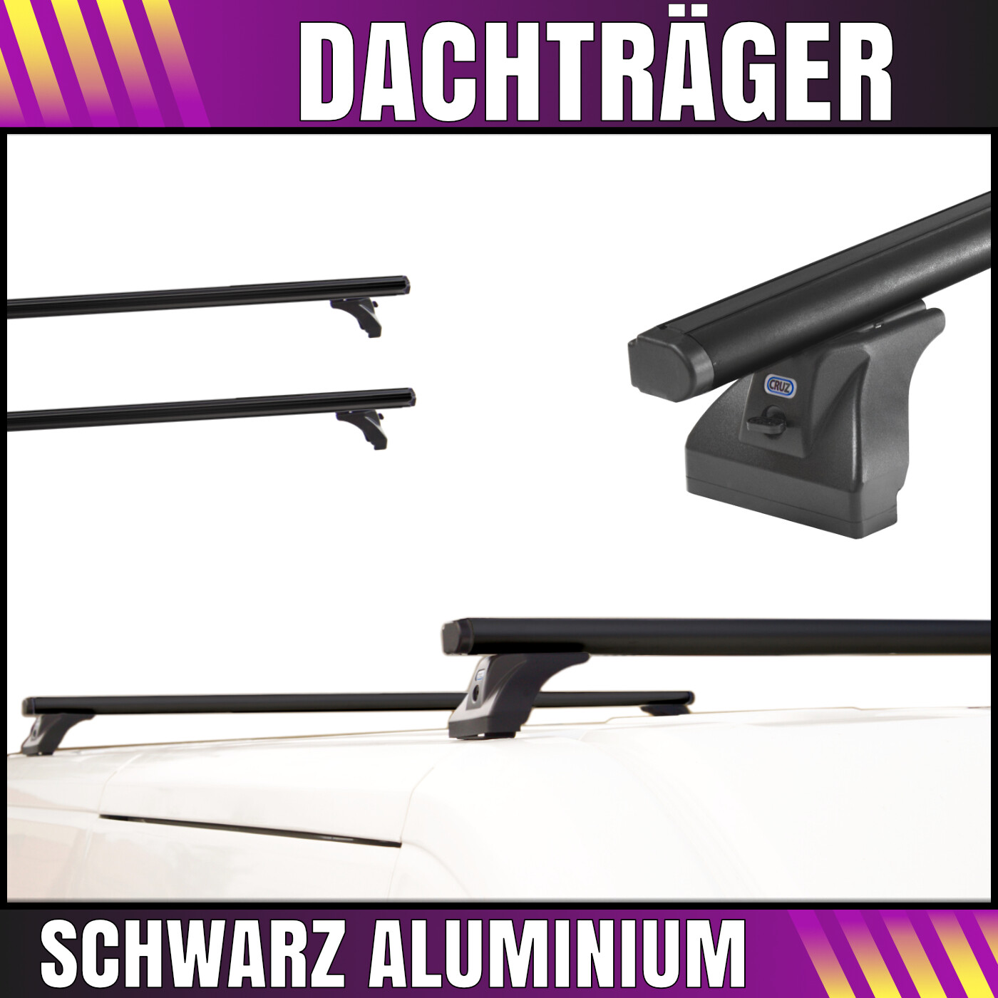 Für Iveco Daily 3520 6 VI H1 ab 14 Schwarz Alu Dachträger Spezifisch ...