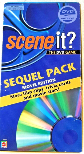 Scene It The DVD Game Sequel Pack Movie Edition | eBay