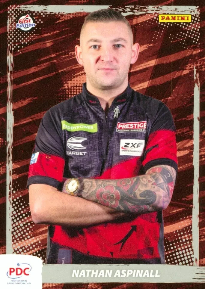 Panini 2025 PDC World Championship Base 9 Darts Scoring Machine Legend ...