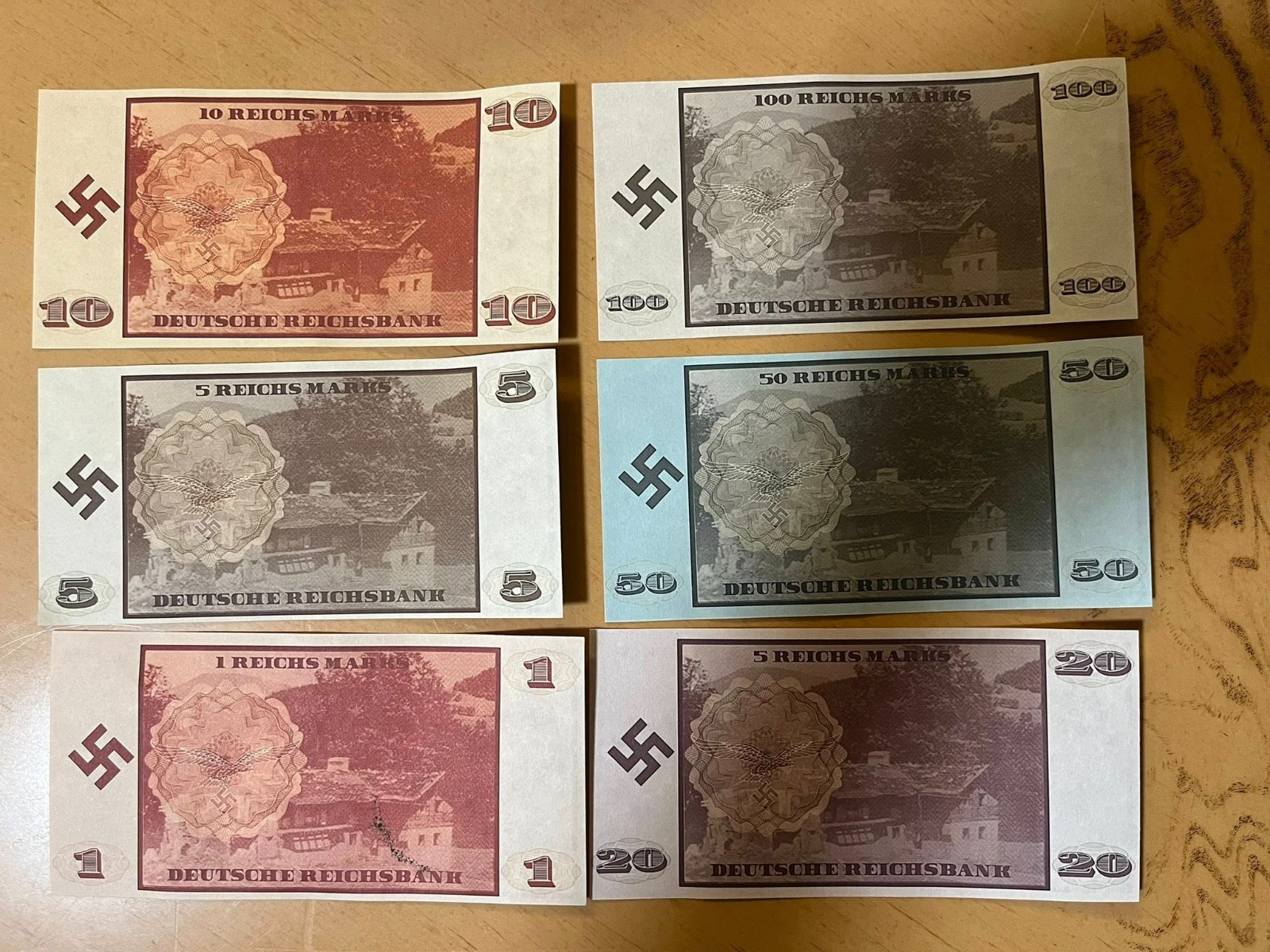WW2 WWII German HG Luftwaffe leader currency set | eBay