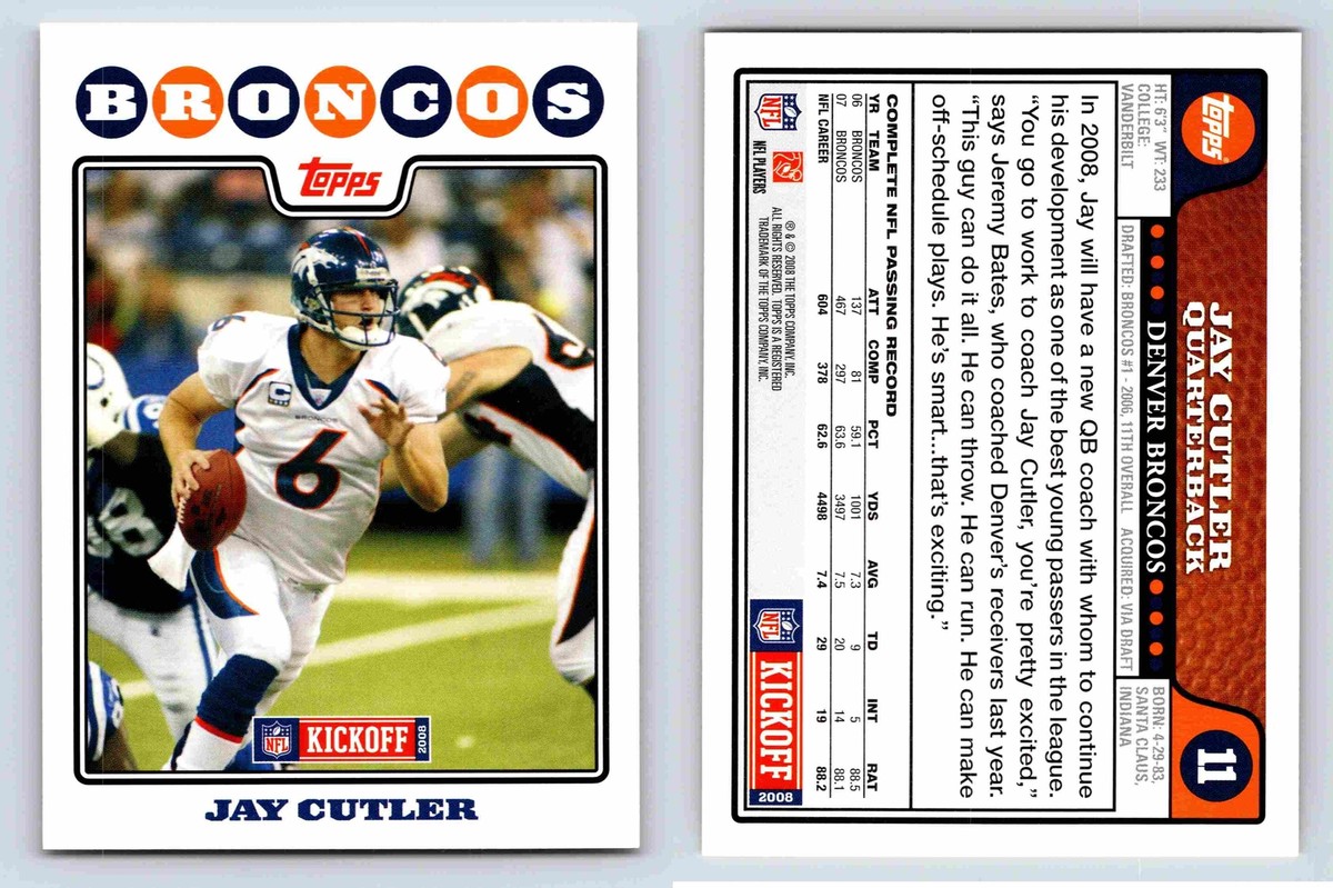 Jay Cutler Vanderbilt Stats