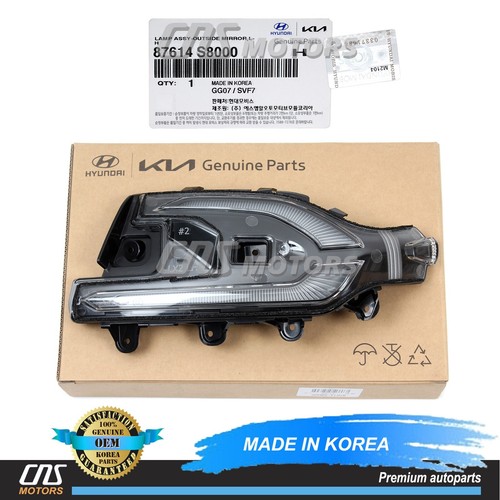 ⭐GENUINE⭐ Outside Mirror Signal Lamp LEFT for 20-24 Hyundai Palisade ...