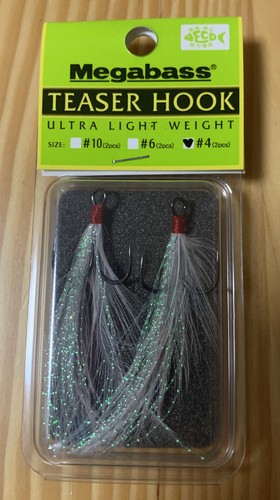 Megabass TEASER HOOK #4 White | eBay Australia