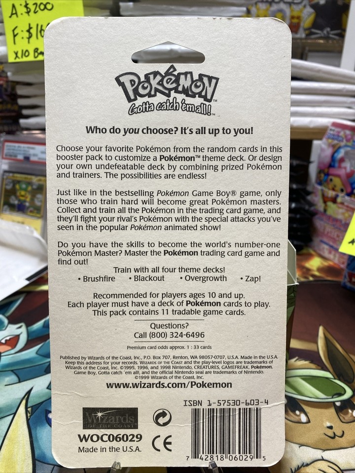 /Factory Sealed pokemon base set blister Pack Shadowless Art | eBay