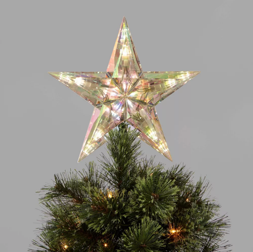 13.5ft Lit Acrylic Starburst Tree Topper White - Wondershop153 for sale ...