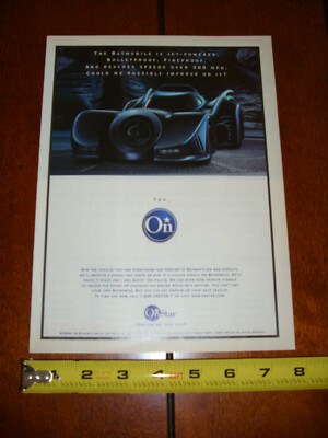BATMAN BATMOBILE ONSTAR - ORIGINAL 2001 AD | eBay