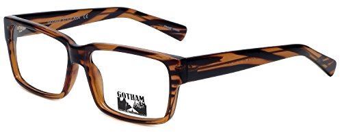 Big&Tall Gotham Style Designer Eyeglasses Frame GS204-BRNS in Brown ...
