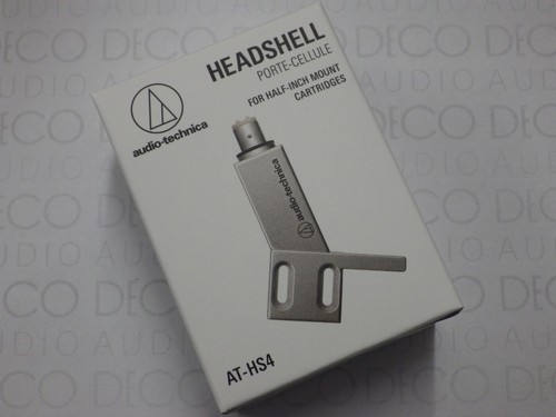 Audio Technica AT-HS4SV Silver Angled Headshell For Straight Tonearms ...