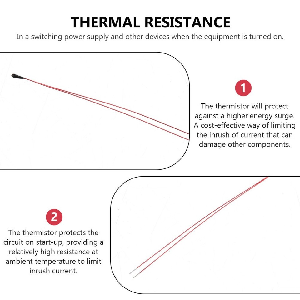 30 Pcs Thermocouple Reader Ntc Thermistor Inrush Resistor Current ...