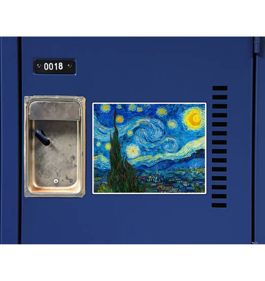 Van Gogh Starry Starry Night Laptop Sticker | eBay