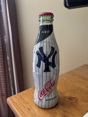 Rare Coca-Cola Special Edition NY Yankees 100th Anniversary Coke Bottle ...