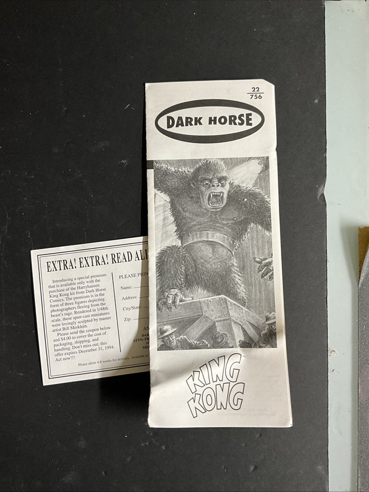 Dark Horse Ray Harryhausen KING KONG Cold-Cast Porcelain Kit | eBay