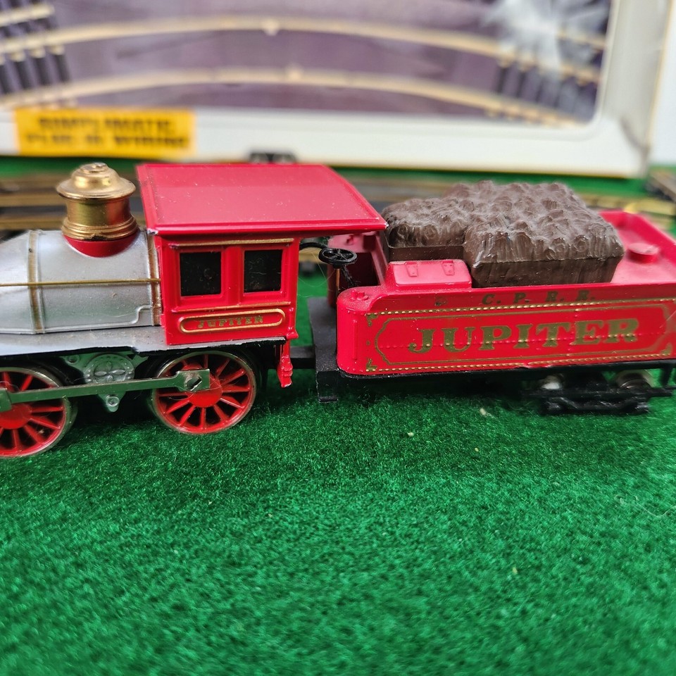 Vintage Bachmann Train HO Jupiter Steam Locomotive Engine with Tracks ...