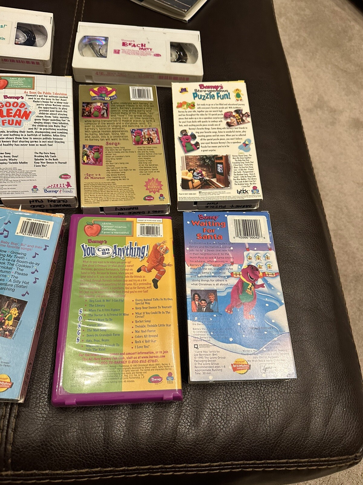 Lot Of 15-Barney -VHS Tapes- Barney Home Video Classic Collection | eBay