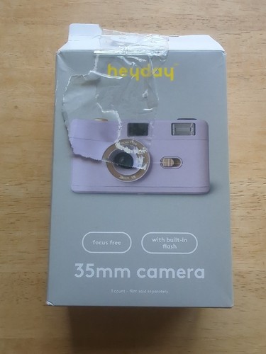 heyday+35MM+Camera+with+Built-in+Flash+-+Soft+Purple for sale online | eBay