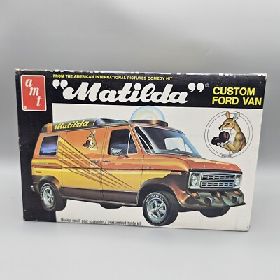 AMT Matilda Custom Ford Econoline Van Model Kit 2504 1/25 1978 Rare! | eBay