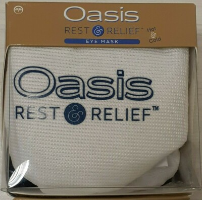 OASIS Eye Mask Rest & Relief Hot & Cold Therapy Relief For Dry Eye ...